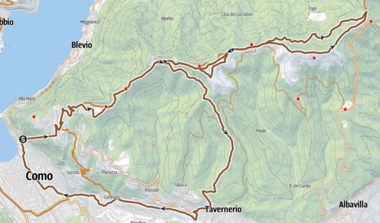 Escursione guidata mtb Como Enduro Tour